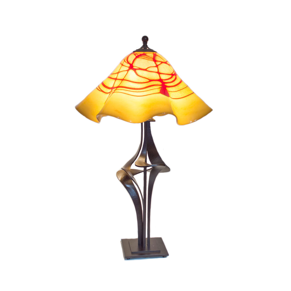 ANTASIA Table Lamp with Blown Glass – Wimberley Glassworks Store