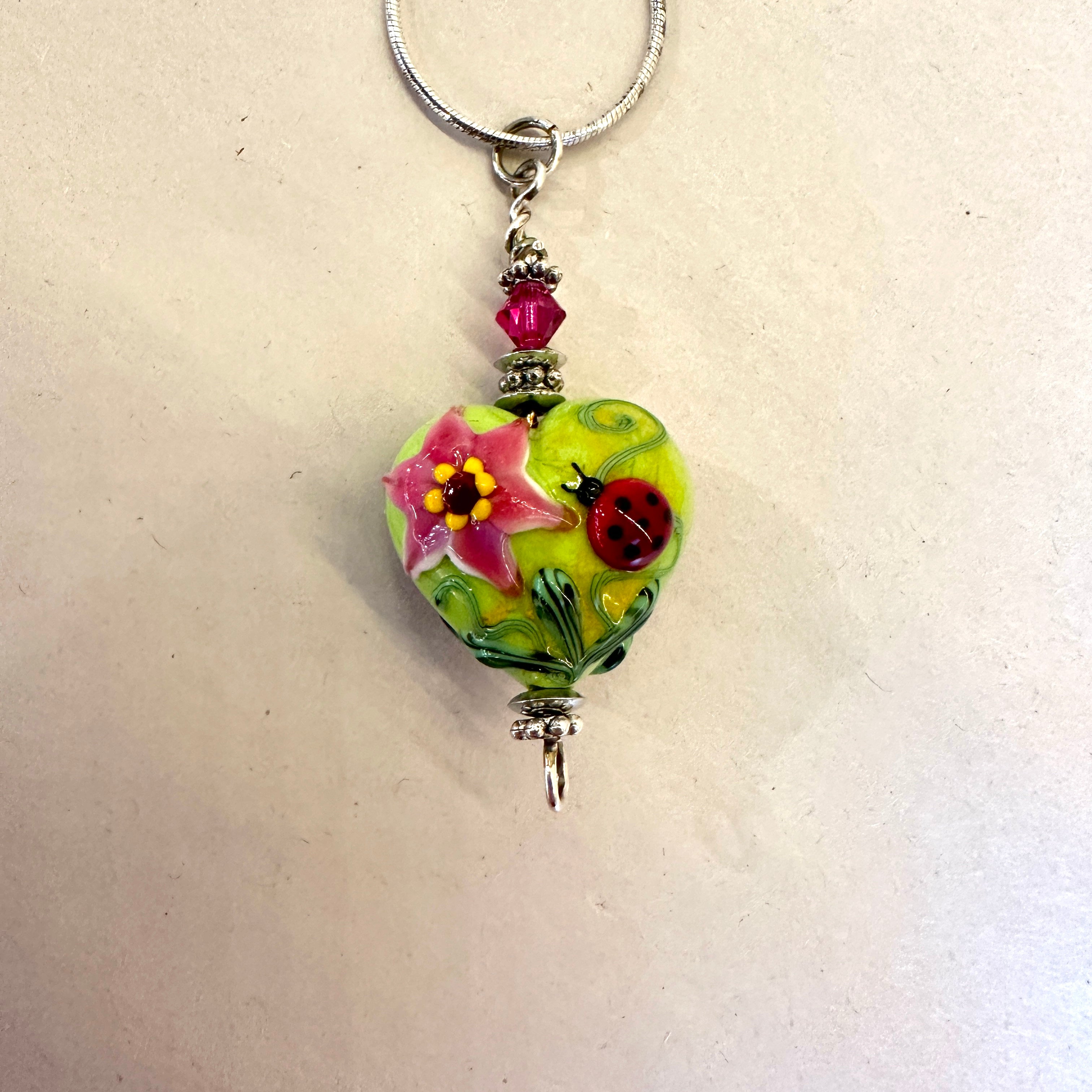 Large Heart Pendant – Wimberley Glassworks Store