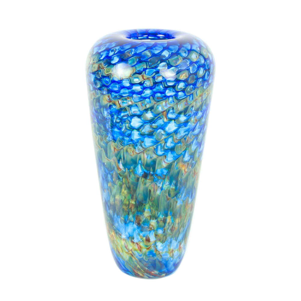 Dragon Scale Tall Puff Vase – Wimberley Glassworks Store