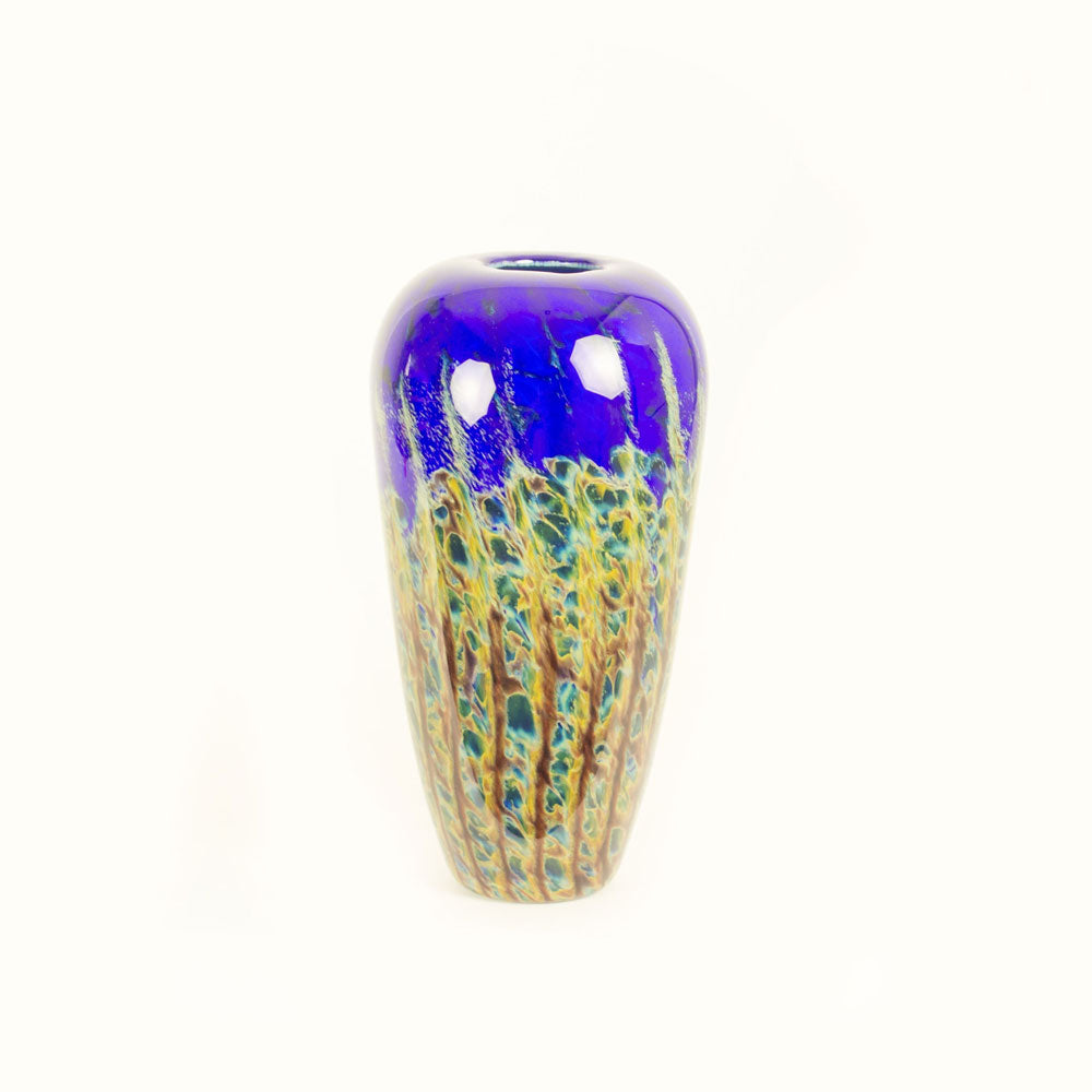 Fire & Ice Tall Puff Vase – Wimberley Glassworks Store